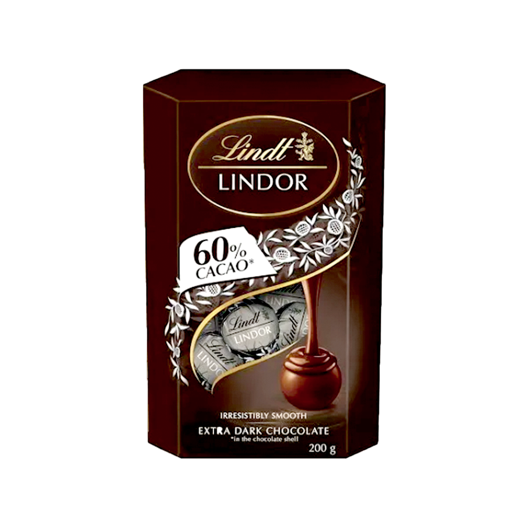 Lindor - Cornet Dark 60% Chocolate Truffle (200g) (8/carton) – Tasty ...