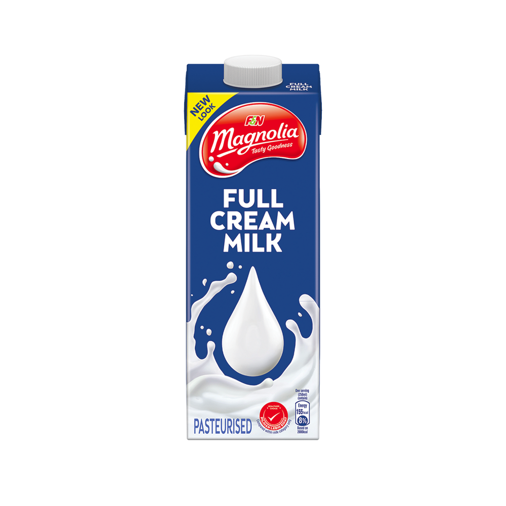 Magnolia - UHT Fullcream Milk (1L) (12/carton) – TastySnackAsia