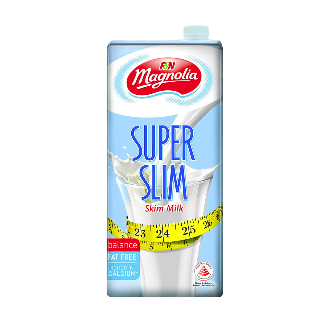 Magnolia - UHT Slim Milk (1L) (12/carton) – Tasty Snack Asia