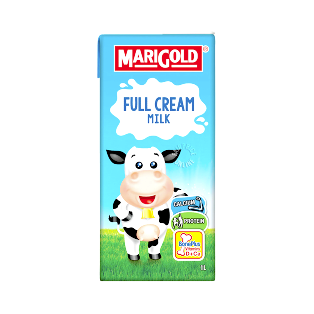 Marigold - UHT Full Cream Milk 1L (12/carton) – Tasty Snack Asia