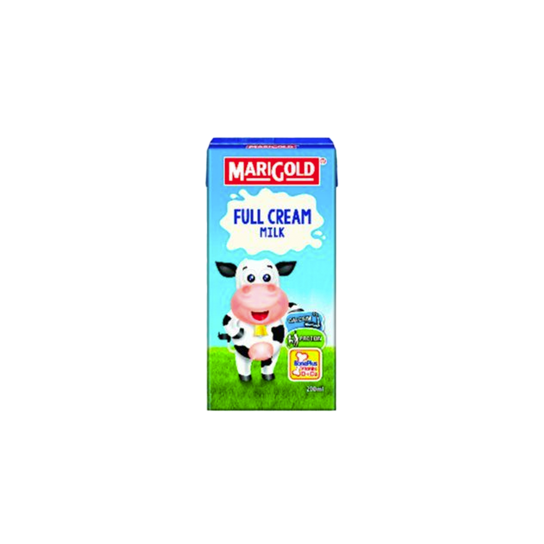 Marigold - UHT Full Cream Milk (200ml) (24/carton) – Tasty Snack Asia