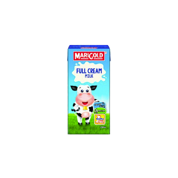 Marigold UHT full Cream Milk (200ml) (24/carton) – TastySnackAsia