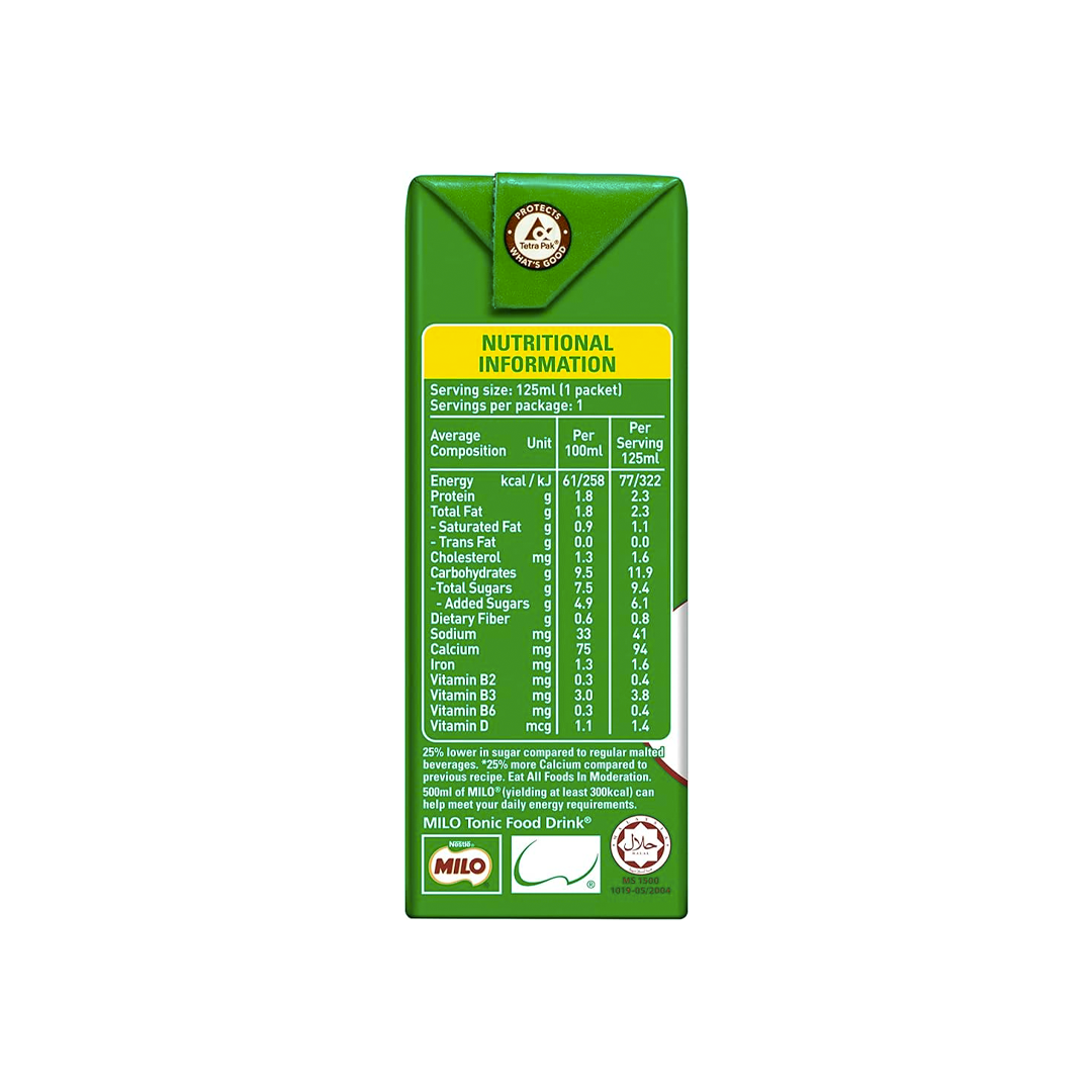 Nestle - Milo Packet Drink (125ml) (40/carton) – Tasty Snack Asia