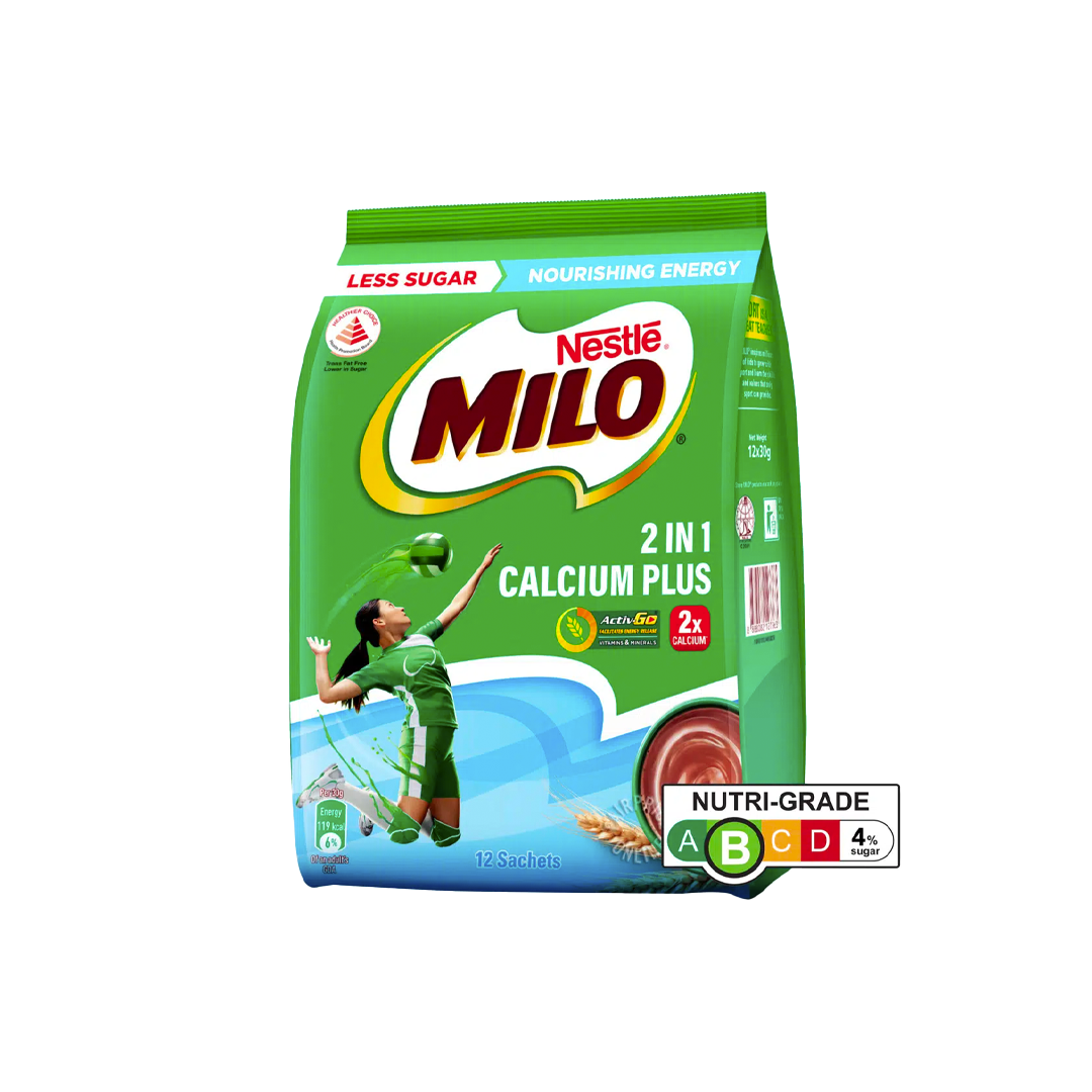 Nestle - Milo 2 in 1 Instant Chocolate Malt with Milk (30g) (12/pack ...