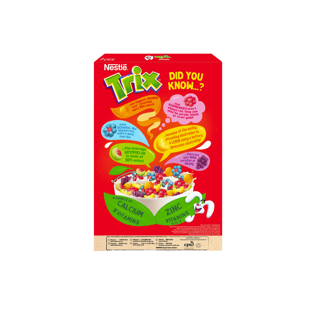 Nestle- Trix Cereal (330g) (18/carton) – TastySnackAsia
