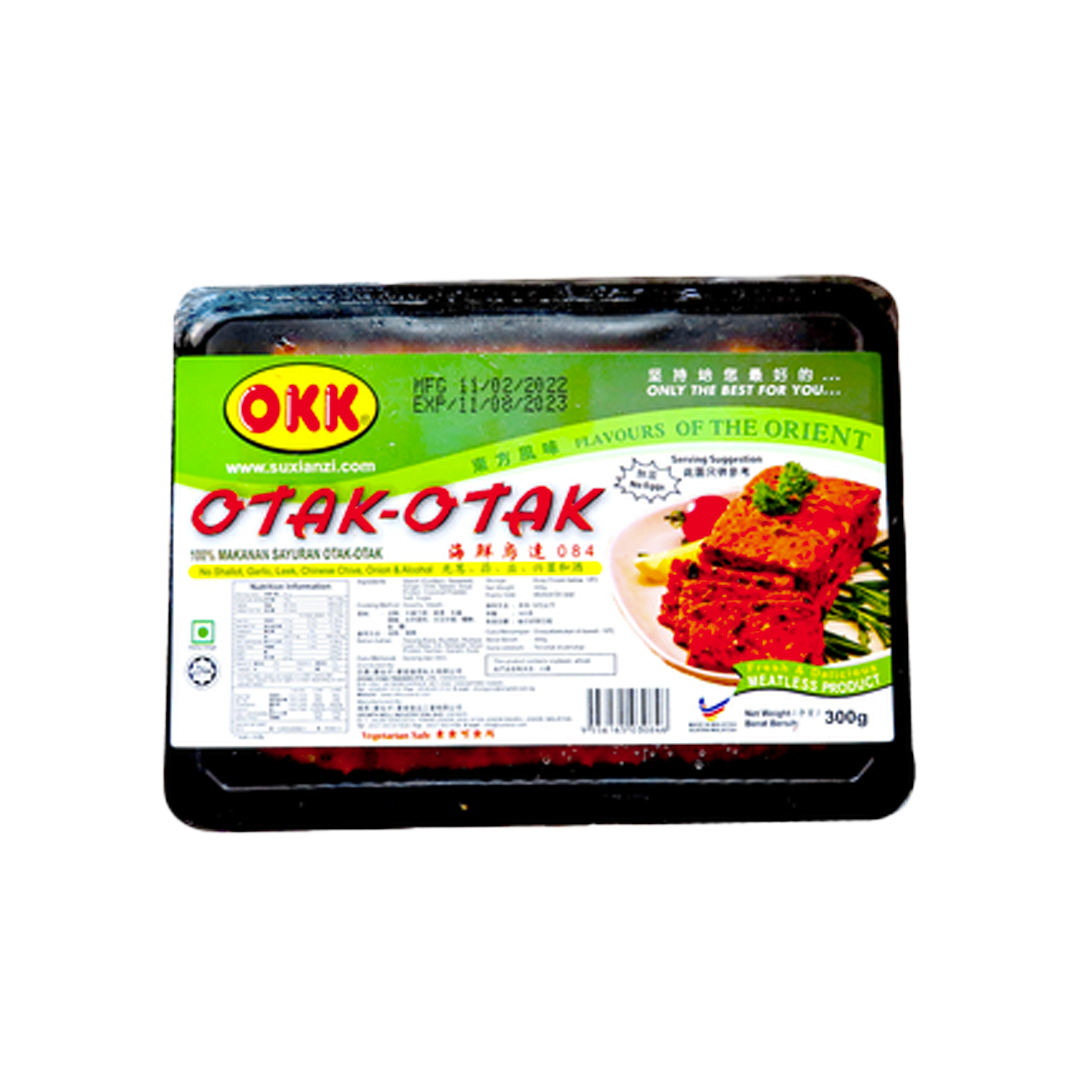 OKK - Vegetarian Otak Otak (300g) (35/carton) – Tasty Snack Asia