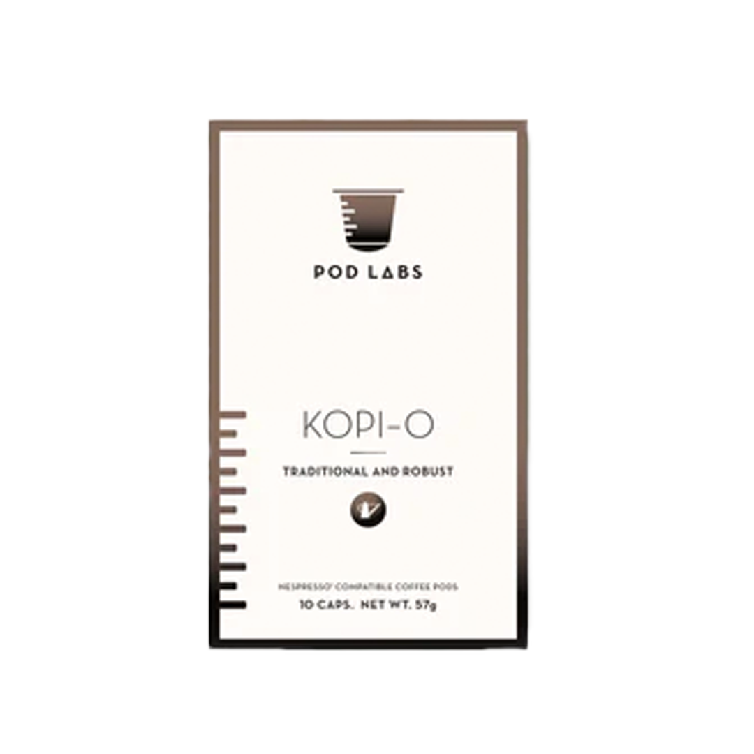 Pod Labs - Traditional And Robust Kopi-O (10/pack) (54g) (30/carton ...