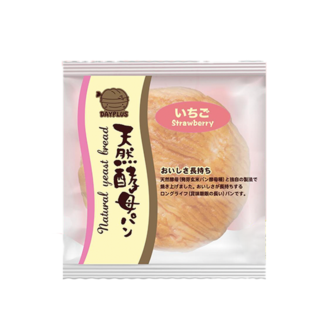 Dayplus Bun - Strawberry Bun (80g) (12/carton) – Tasty Snack Asia