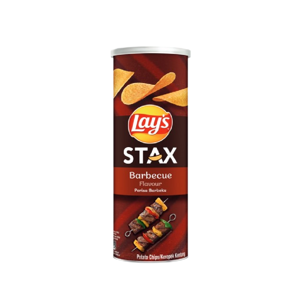 Lay's - Stax BBQ Potato Chips (135g) (24/carton) – Tasty Snack Asia