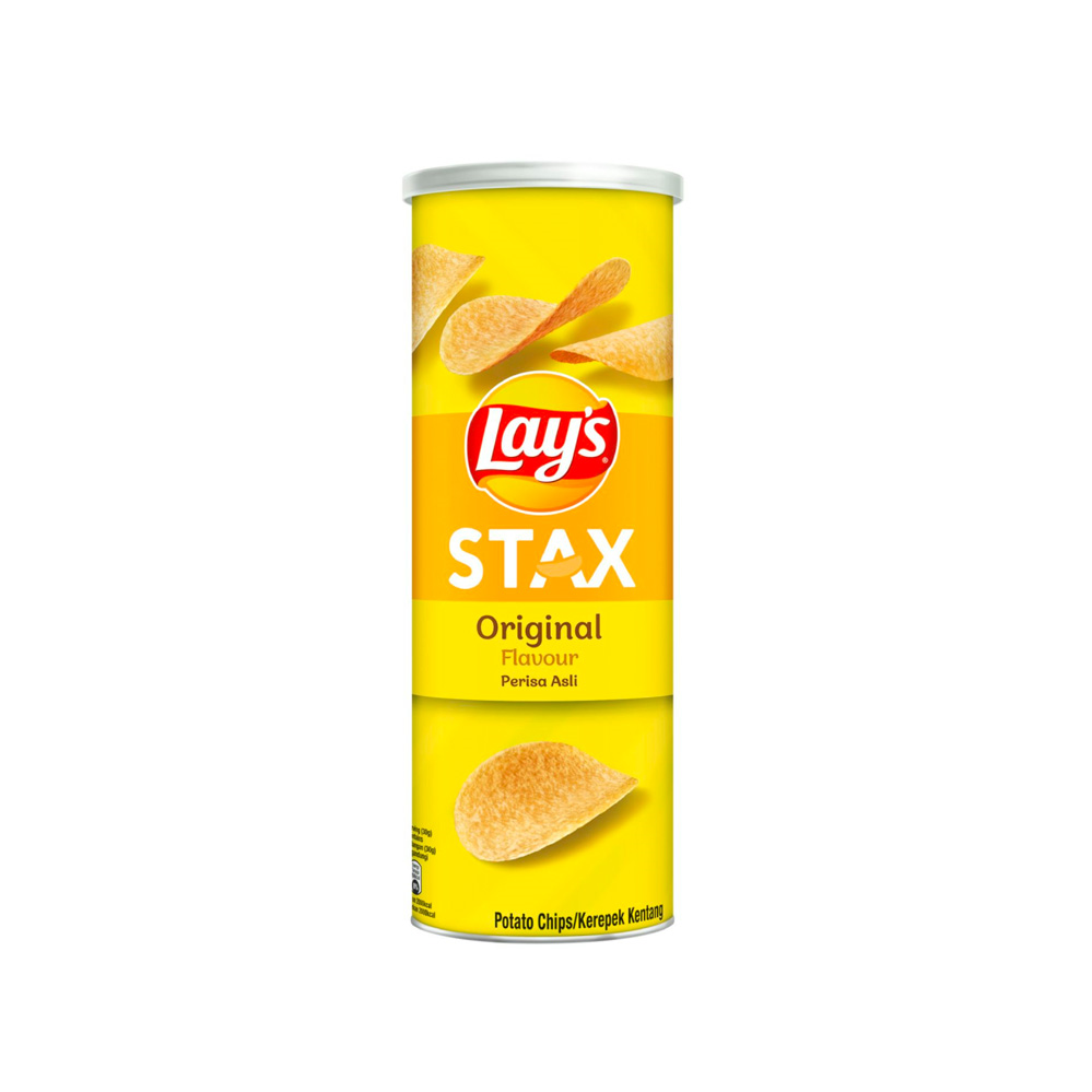 Lay's - Stax Original Potato Chips (135g) (24/carton) – Tasty Snack Asia