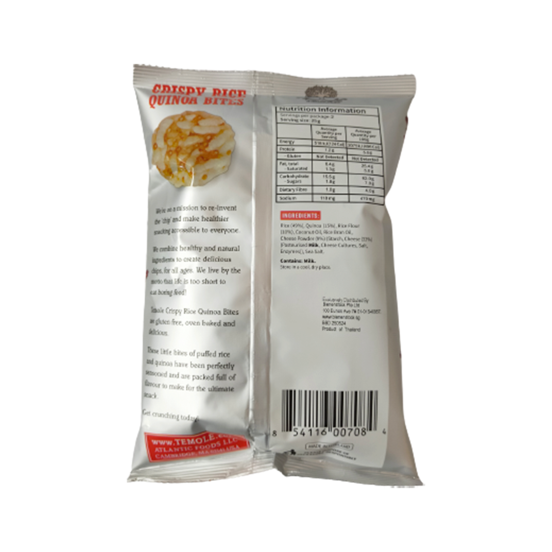 Temole - Cheese Crispy Rice Quinoa Bites (50g) (24/carton) – TastySnackAsia
