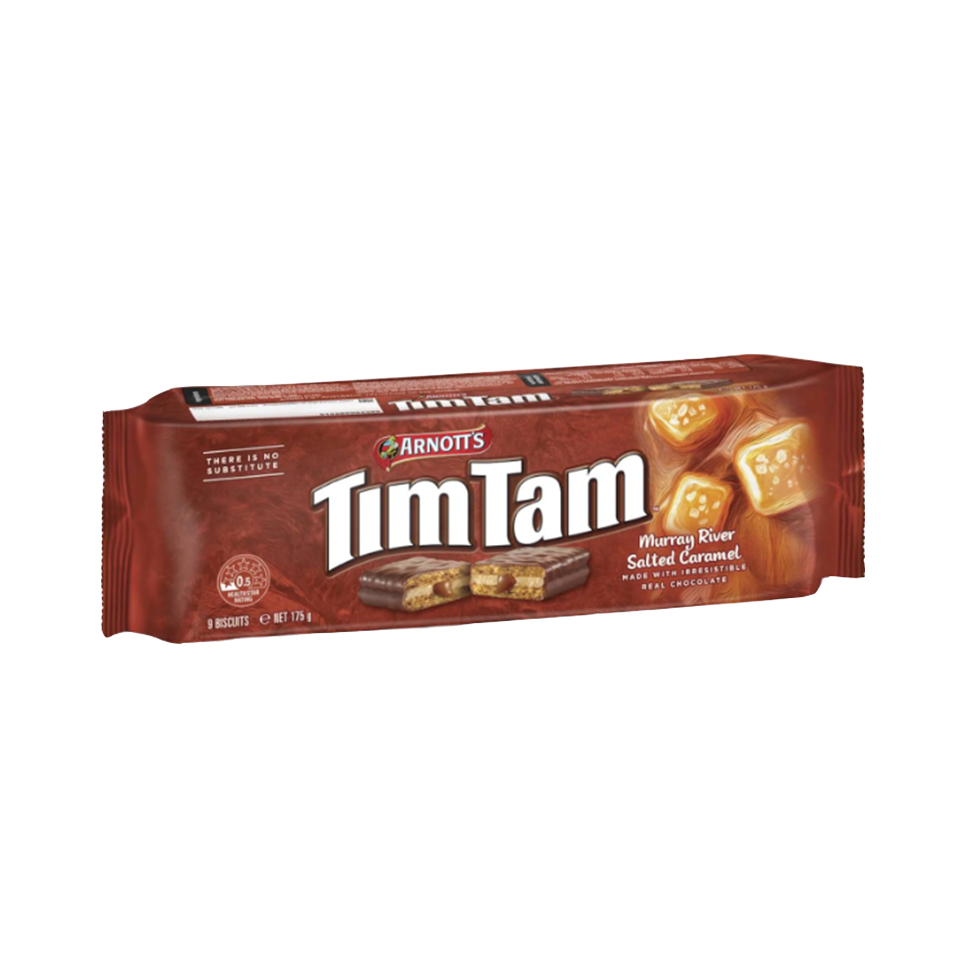 Arnott's Tim Tam - Murray River Salted Caramel Biscuits (175g) – Tasty ...