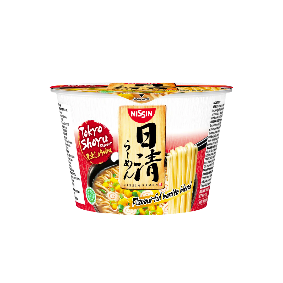 Nissin - Tokyo Shoyu Ramen Bowl (18/carton) – Tasty Snack Asia