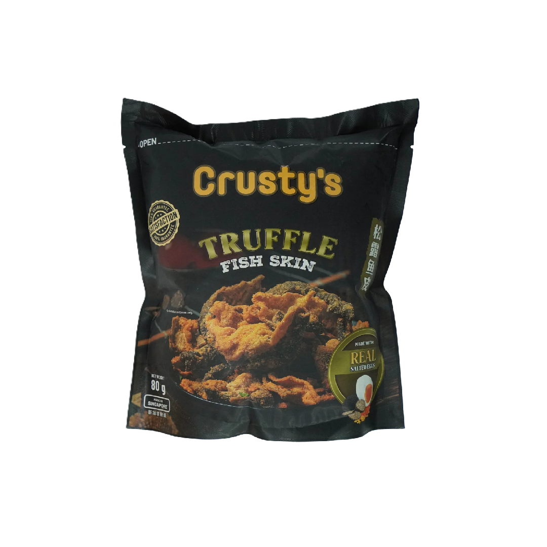 Crusty’s - Truffle Fish Skin (80g) (12/carton) – Tasty Snack Asia