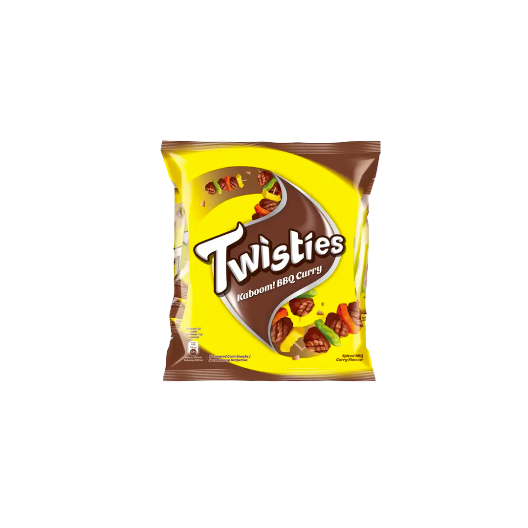 Twisties - BBQ Curry (13g) (24/carton) – Tasty Snack Asia