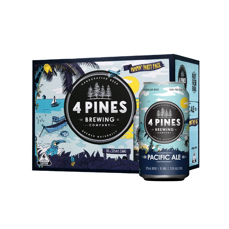 4 Pines - Australian Pacific Ale (375ml) (18/carton) – Tasty Snack Asia