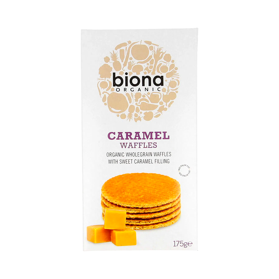Biona - Caramel Syrup Waffles (175g) (12/carton) – Tasty Snack Asia