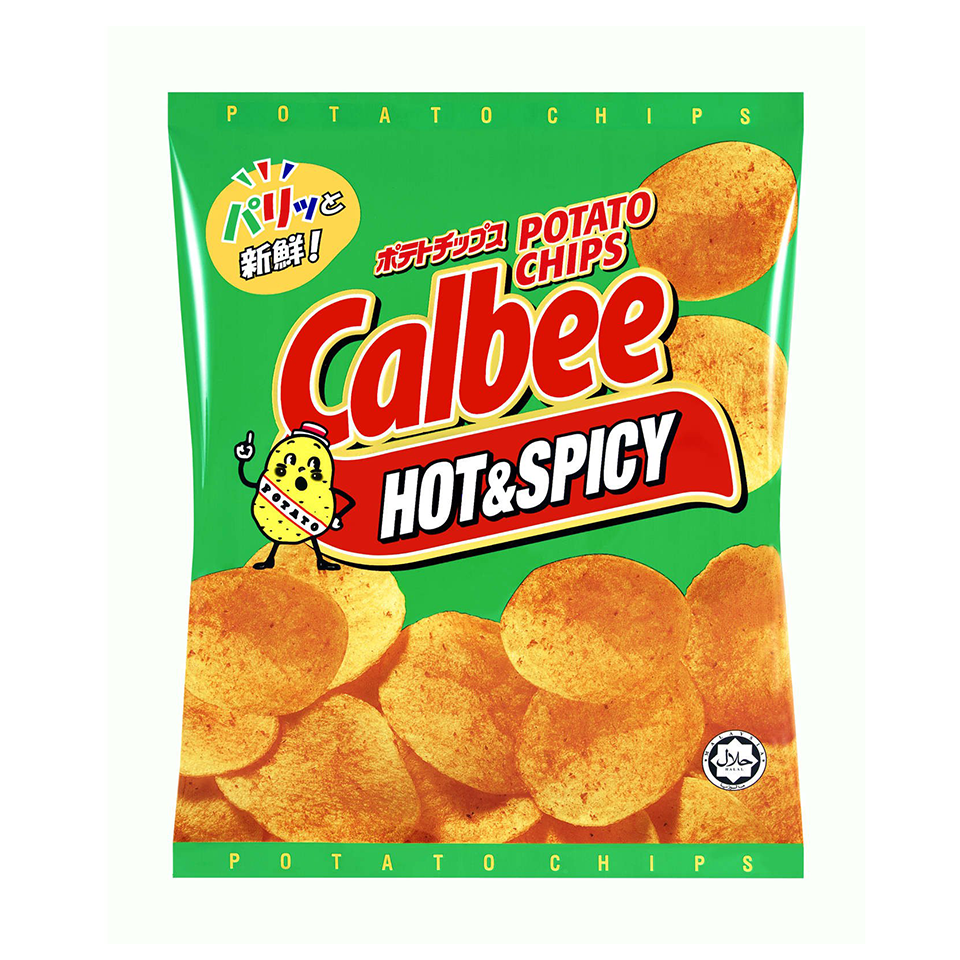 Calbee - Hot And Spicy Potato Chips (72g) (20/carton) – Tasty Snack Asia