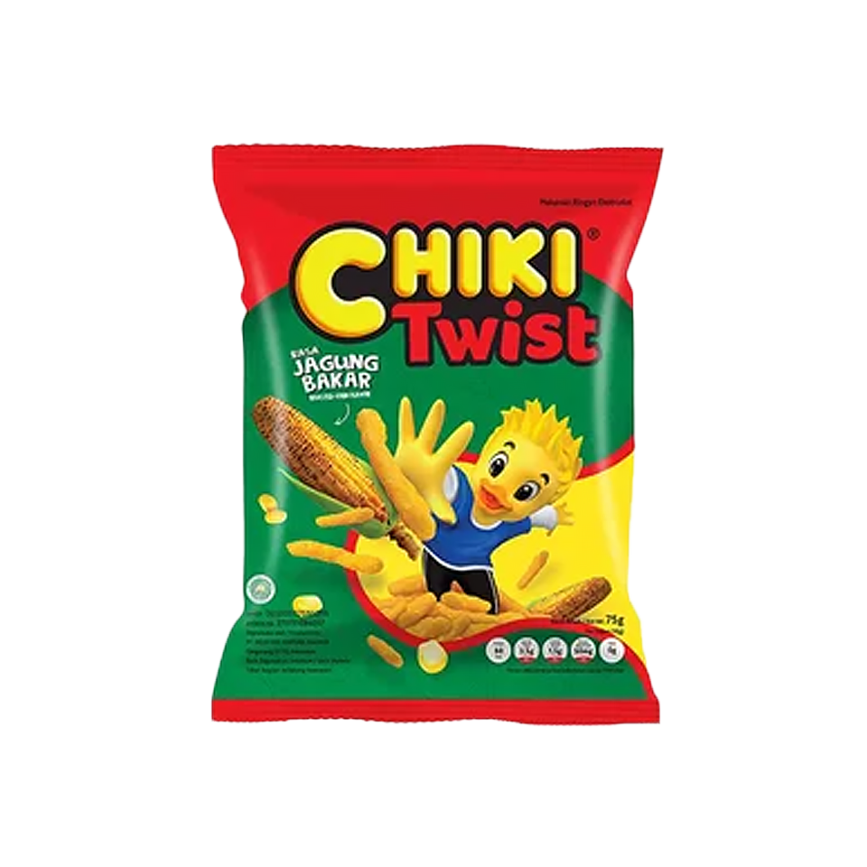 Chiki Twist - Roasted Corn Chips (75g) (30/carton) – Tasty Snack Asia