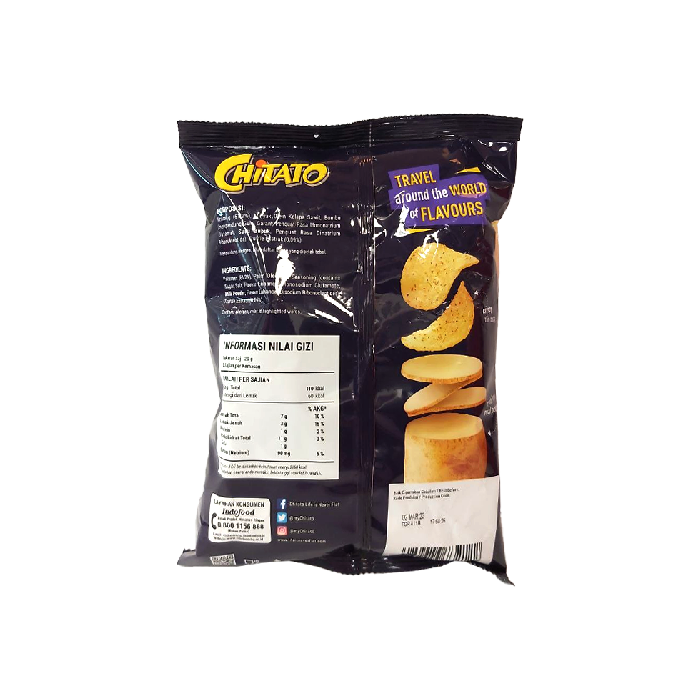 Chitato Lite - Truffle Flavour Potato Chips (68g) (30/carton) – Tasty ...