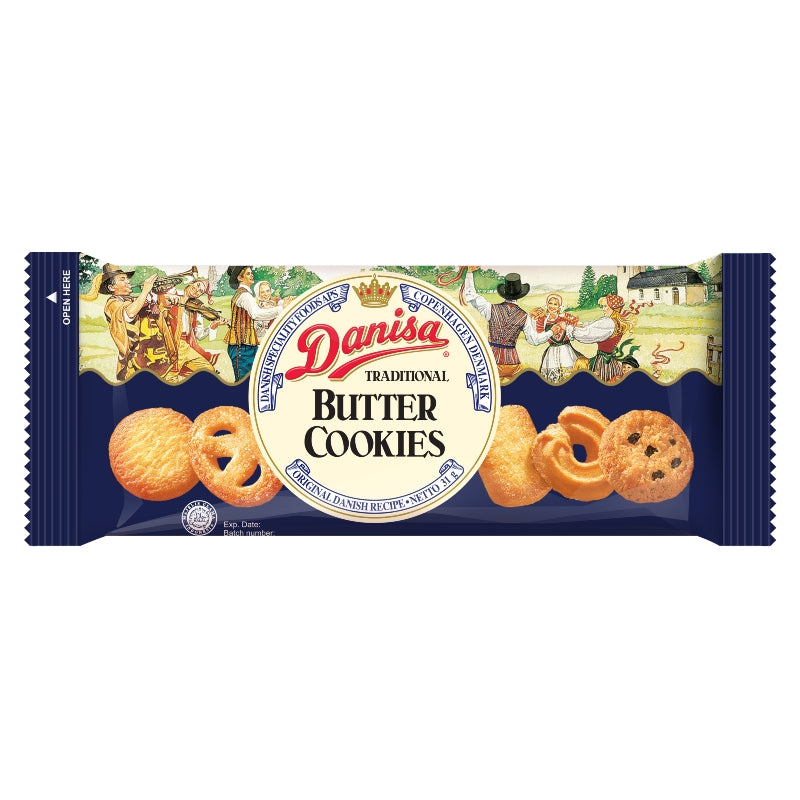 Danisa - Butter Cookies (31g) (72/carton) – Tasty Snack Asia