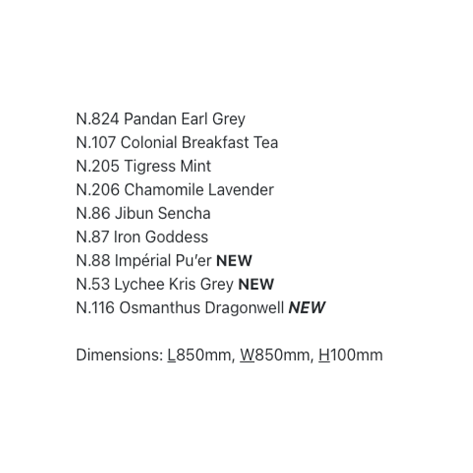 ETTE Tea Company - New Gallery Assorted Tea (10/pack) (46g) – Tasty ...