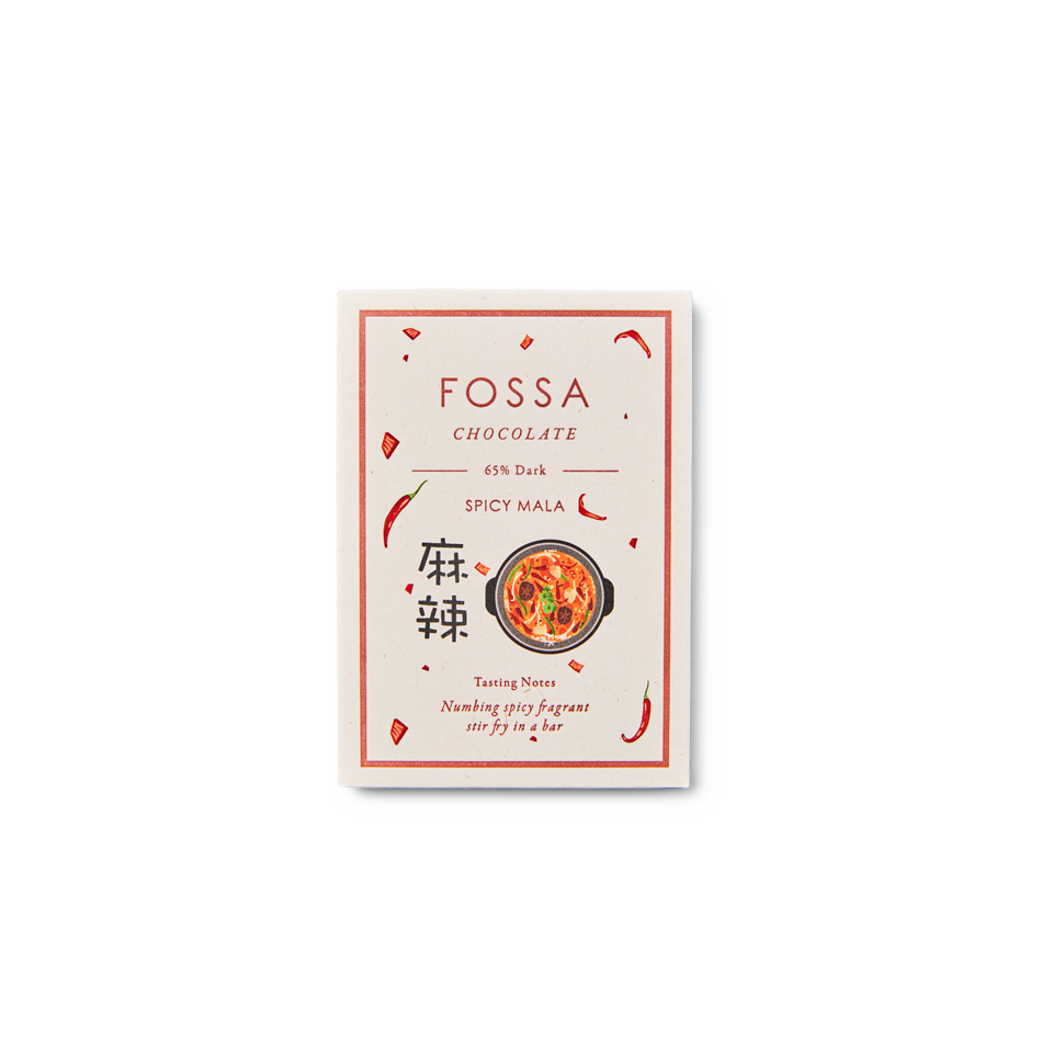 Fossa Chocolate - Spicy Mala 65% Dark Chocolate (50g) – Tasty Snack Asia