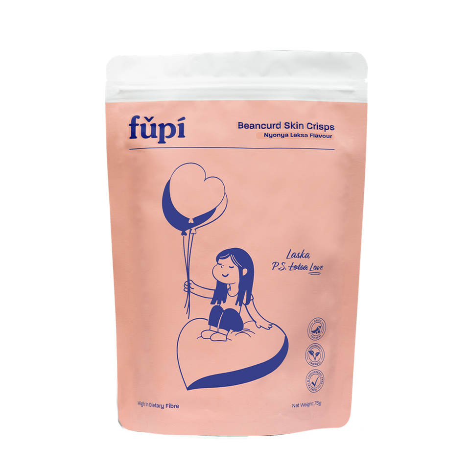 Fupi - Laksa Flavour Beancurd Chips (75g) (24/carton) – Tasty Snack Asia
