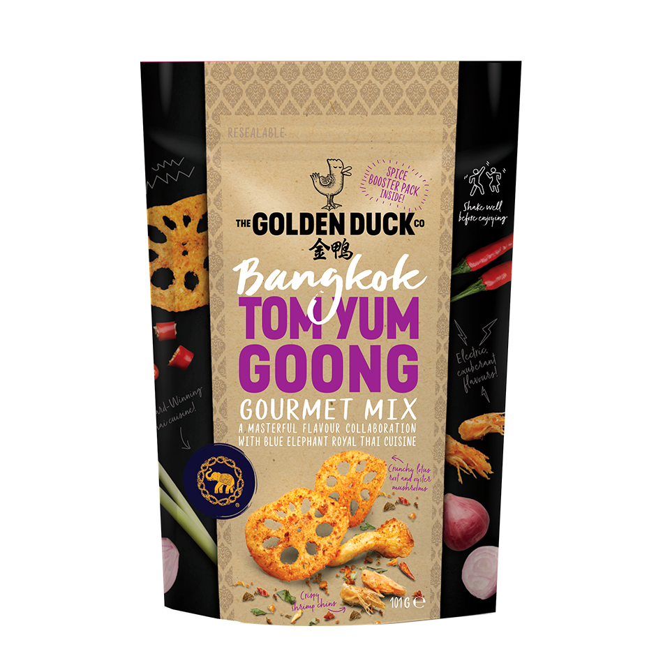 The Golden Duck - Gourmet Tom Yum Mix (101g) (24/carton) – Tasty Snack Asia