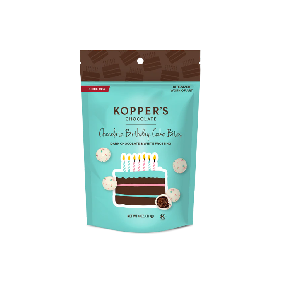 Koppers - Chocolate Birthday Cake Bits (113g) (6/carton) – Tasty Snack Asia