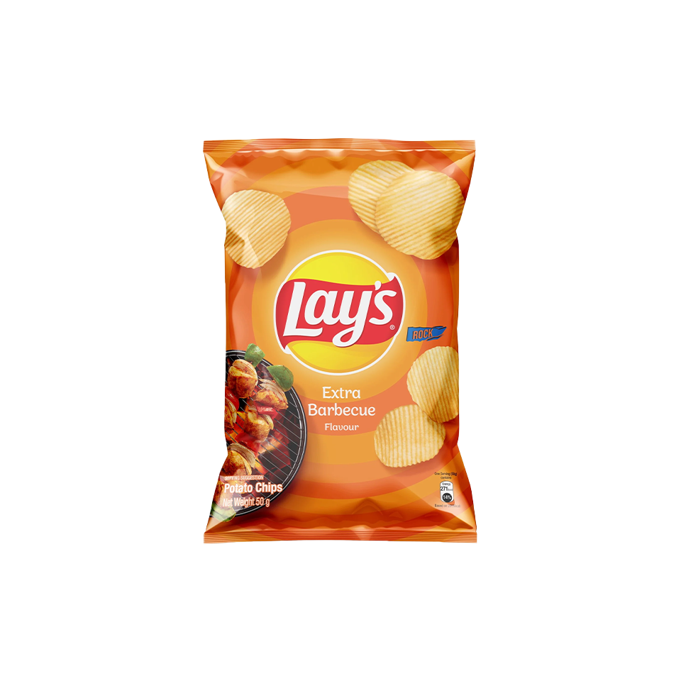 Lay's - Extra Barbecue Flavour Chips (50g) (48/carton) – Tasty Snack Asia