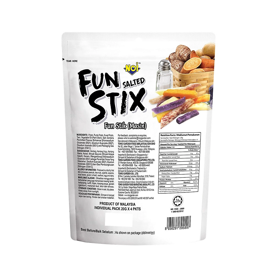 Noi - Fun Stix (80g) (16/carton) – Tasty Snack Asia