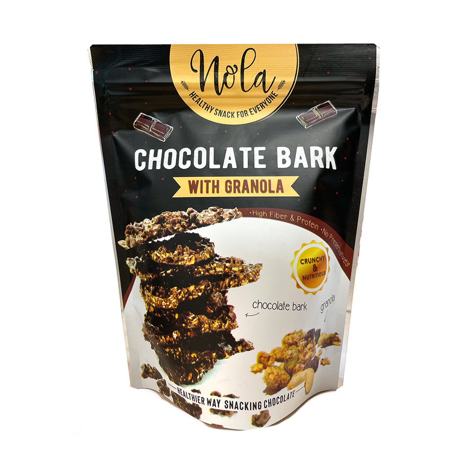 Nola - Chocolate Bark With Granola (150g) (20/carton) – Tasty Snack Asia