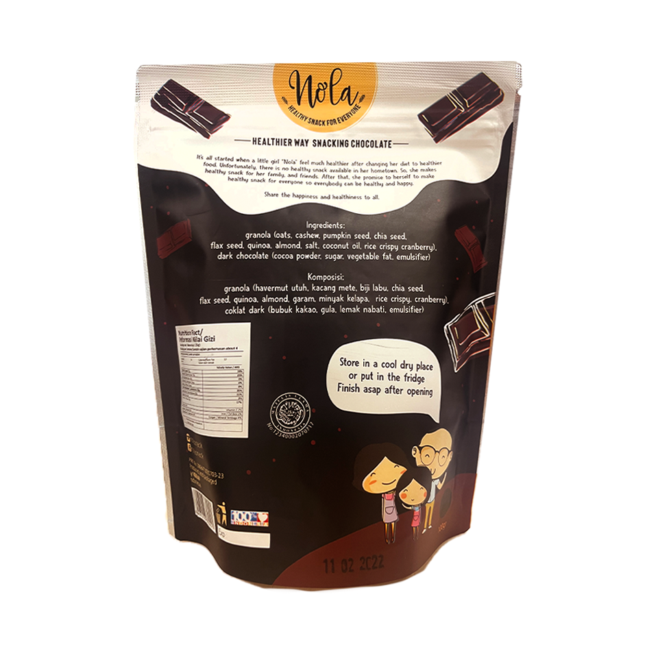 Nola - Chocolate Bark With Granola (150g) (20/carton) – Tasty Snack Asia