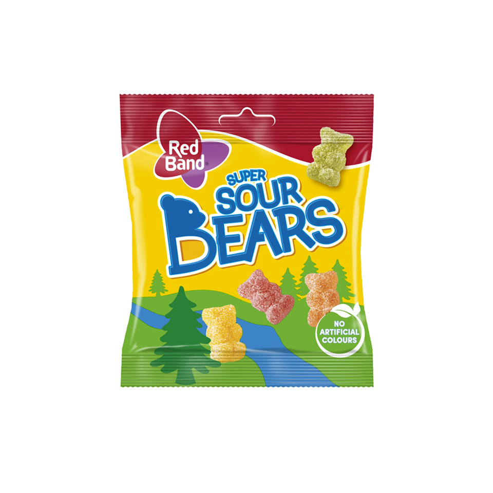 Red Band - Super Sour Bears (100g) – Tasty Snack Asia