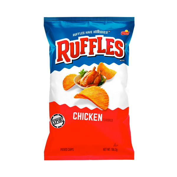 Ruffles - Chicken Flavour Potato Chips (184g) (12/carton) – TastySnackAsia