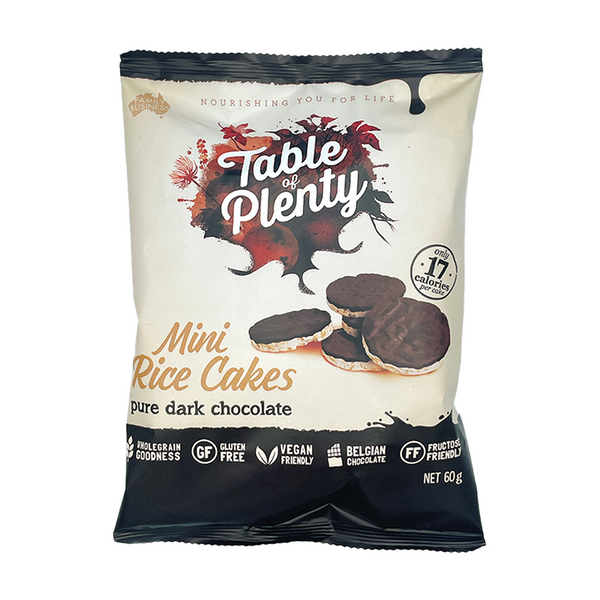 Table Of Plenty - Dark Chocolate Rice Cakes (60g) (5/carton ...