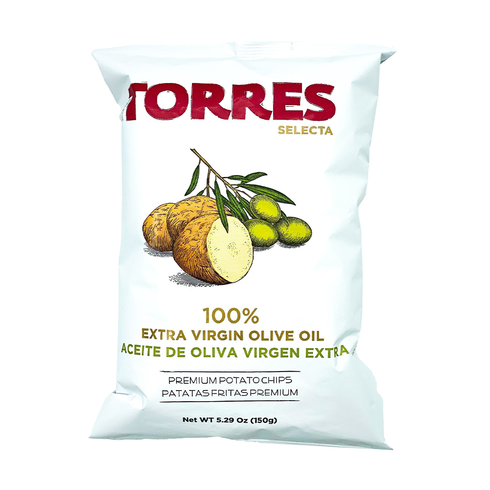 Torres - Extra Virgin Olive Oil Potato Chips (50g) (20/carton) – Tasty ...