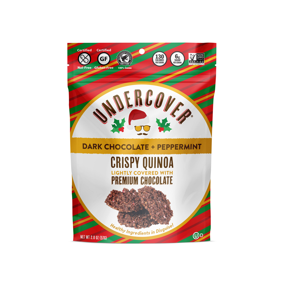Undercover - Dark Milk Chocolate And Peppermint Crispy Quinoa (57g) (1 ...